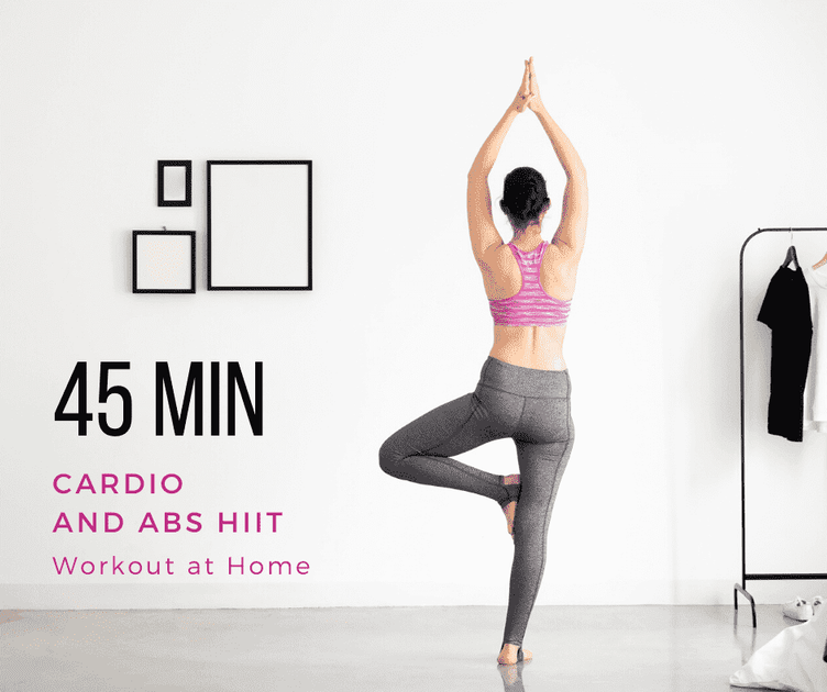 45 Min Cardio and abs HIIT Workout at Home - No Equipment – Thumper ...