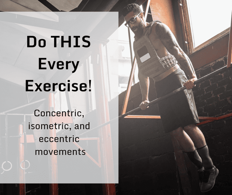 Do THIS Every Exercise! Concentric, isometric, and eccentric movements ...